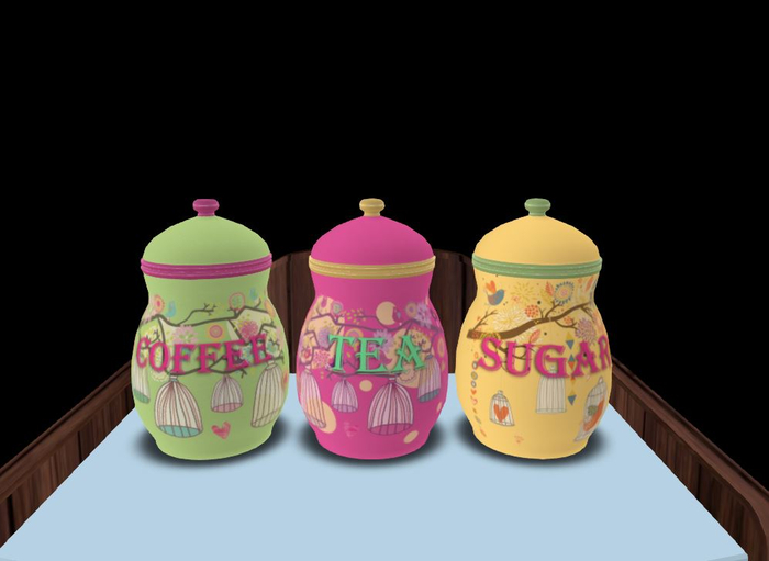 Second Life Marketplace - Boho Canisters Second Life Marketplace - Boho Canisters